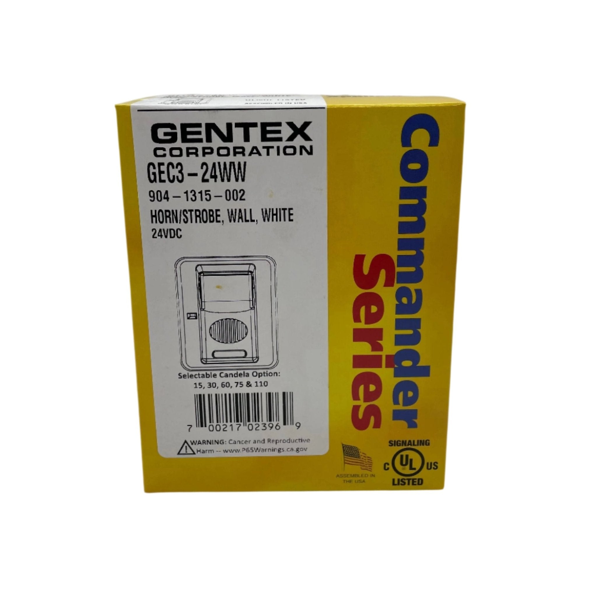 Gentex GEC3-24WW - JEM Systems Canada